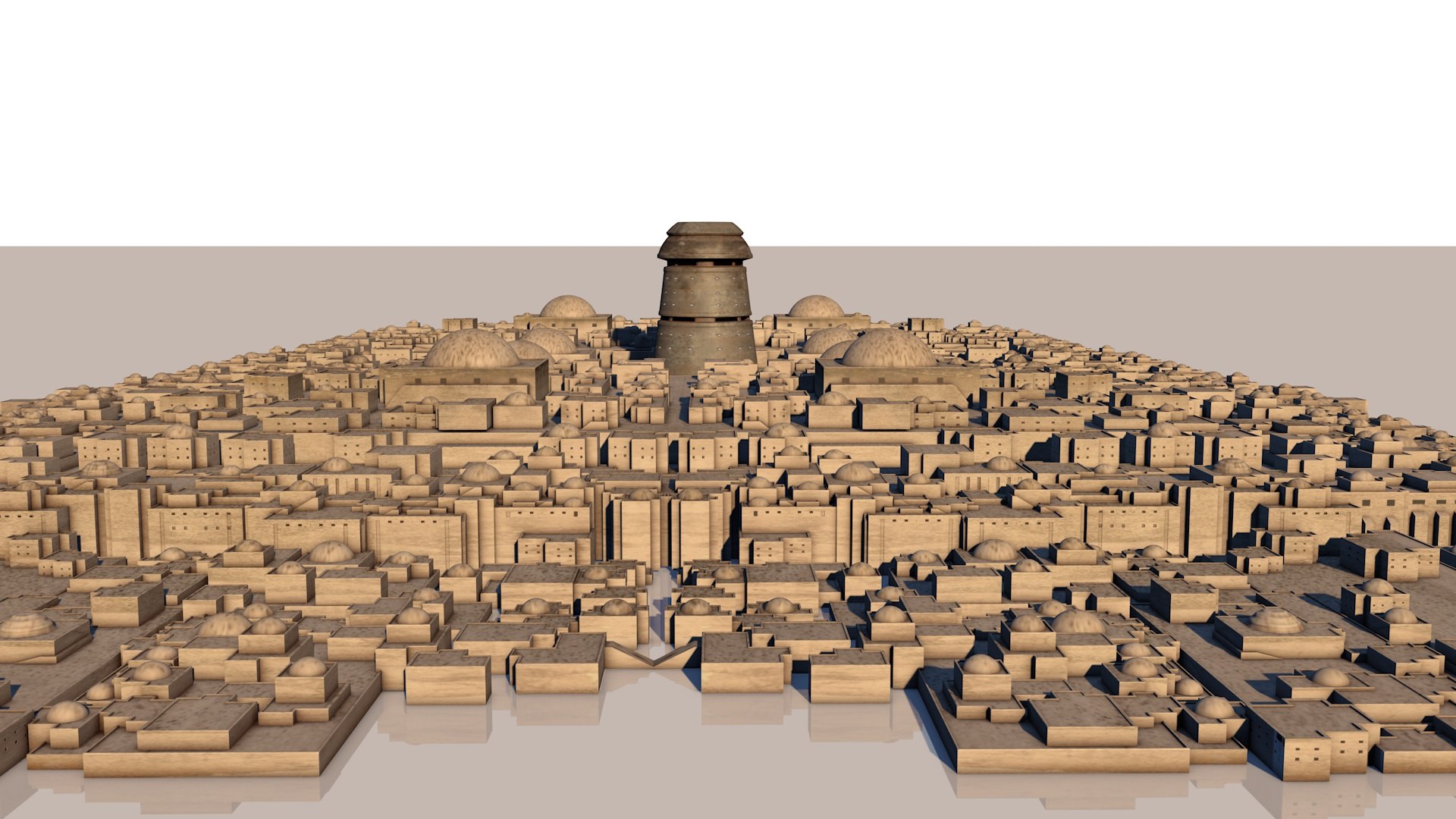3D model arab-style city buildings - TurboSquid 1295333