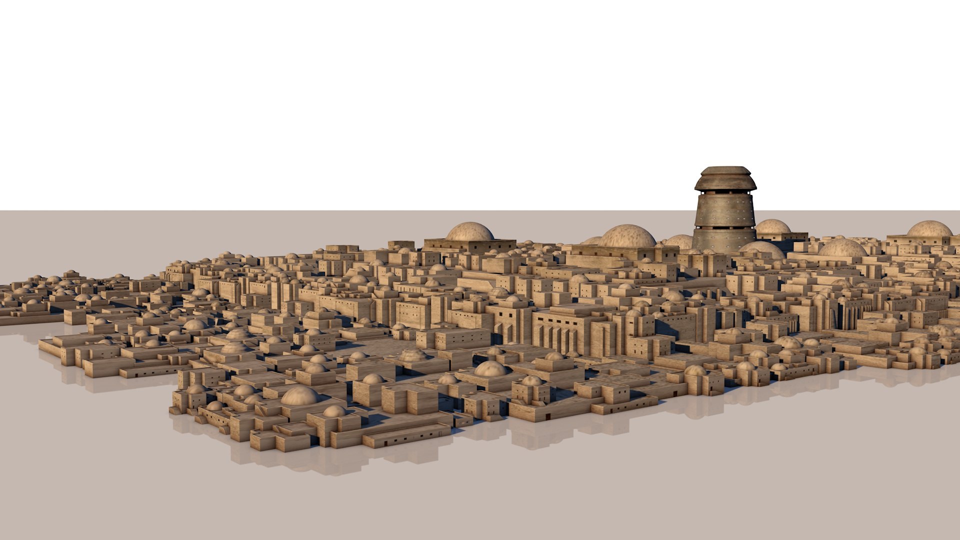 3D model arab-style city buildings - TurboSquid 1295333