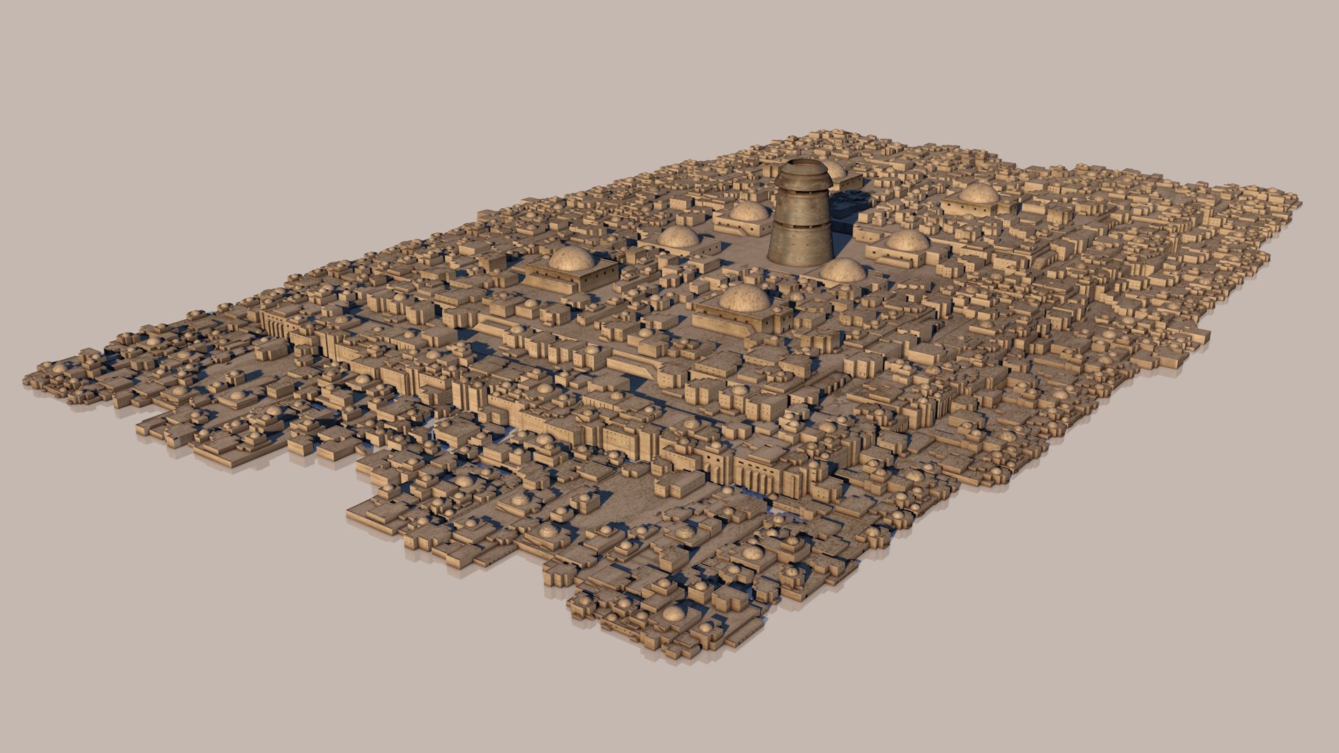 3D model arab-style city buildings - TurboSquid 1295333
