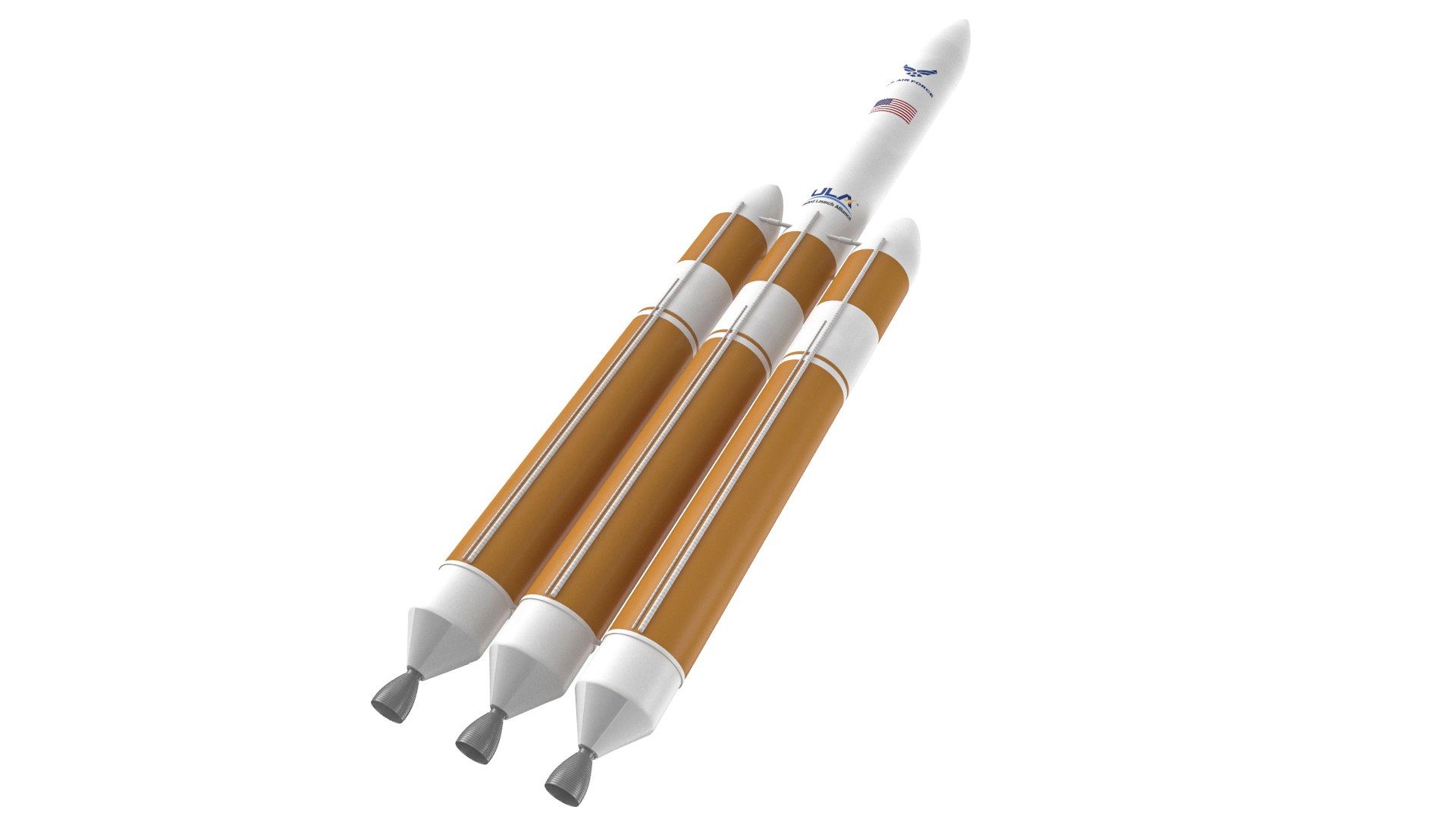 3D Model Delta Iv Heavy Rocket - TurboSquid 1466820