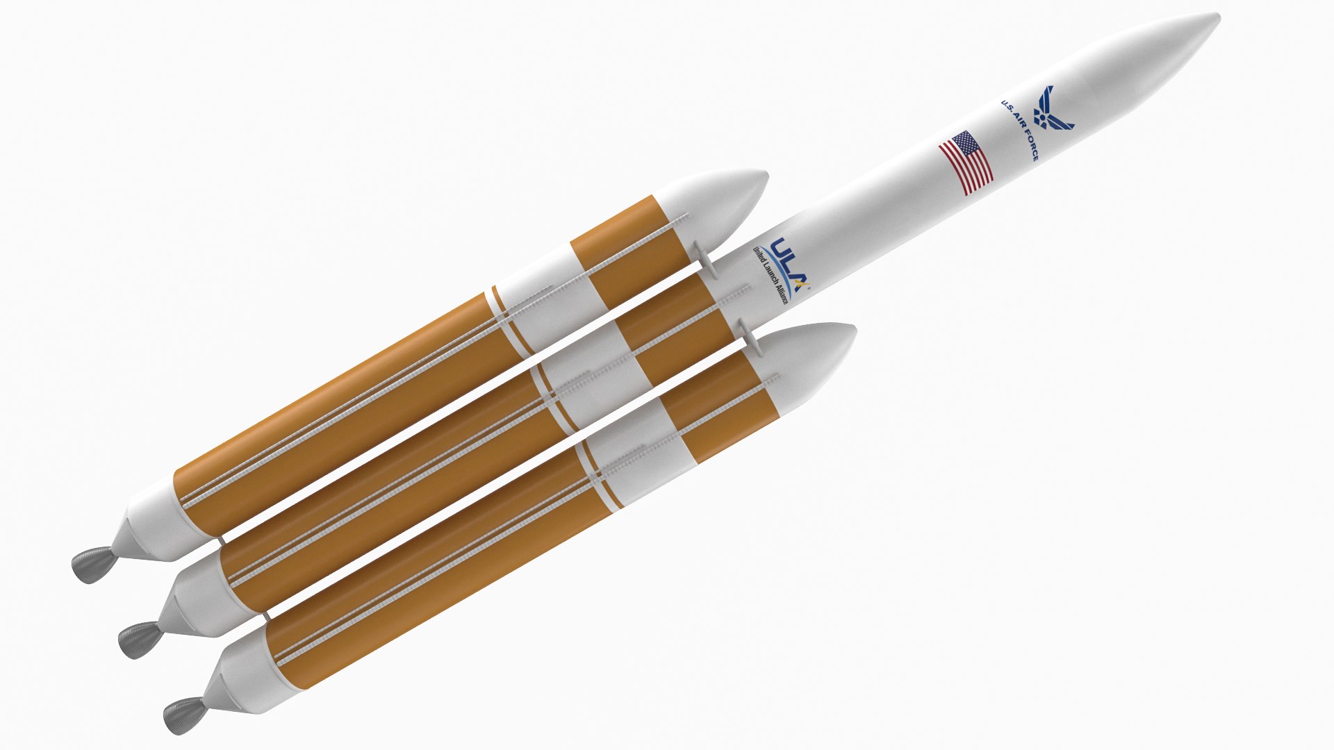3D Model Delta Iv Heavy Rocket - TurboSquid 1466820