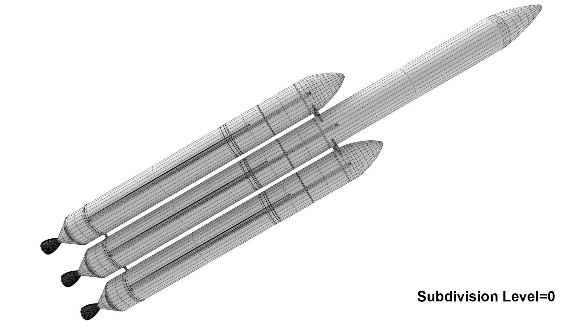 3D Model Delta Iv Heavy Rocket - TurboSquid 1466820