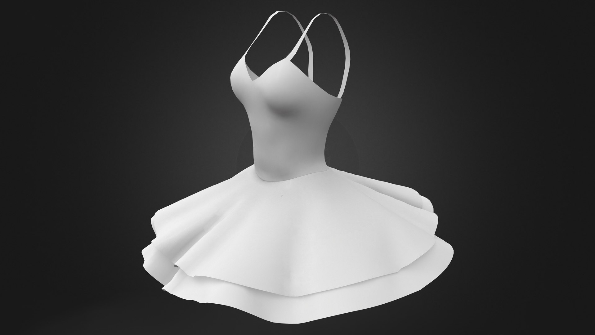 3D Ballerina Costume Model - TurboSquid 1928763