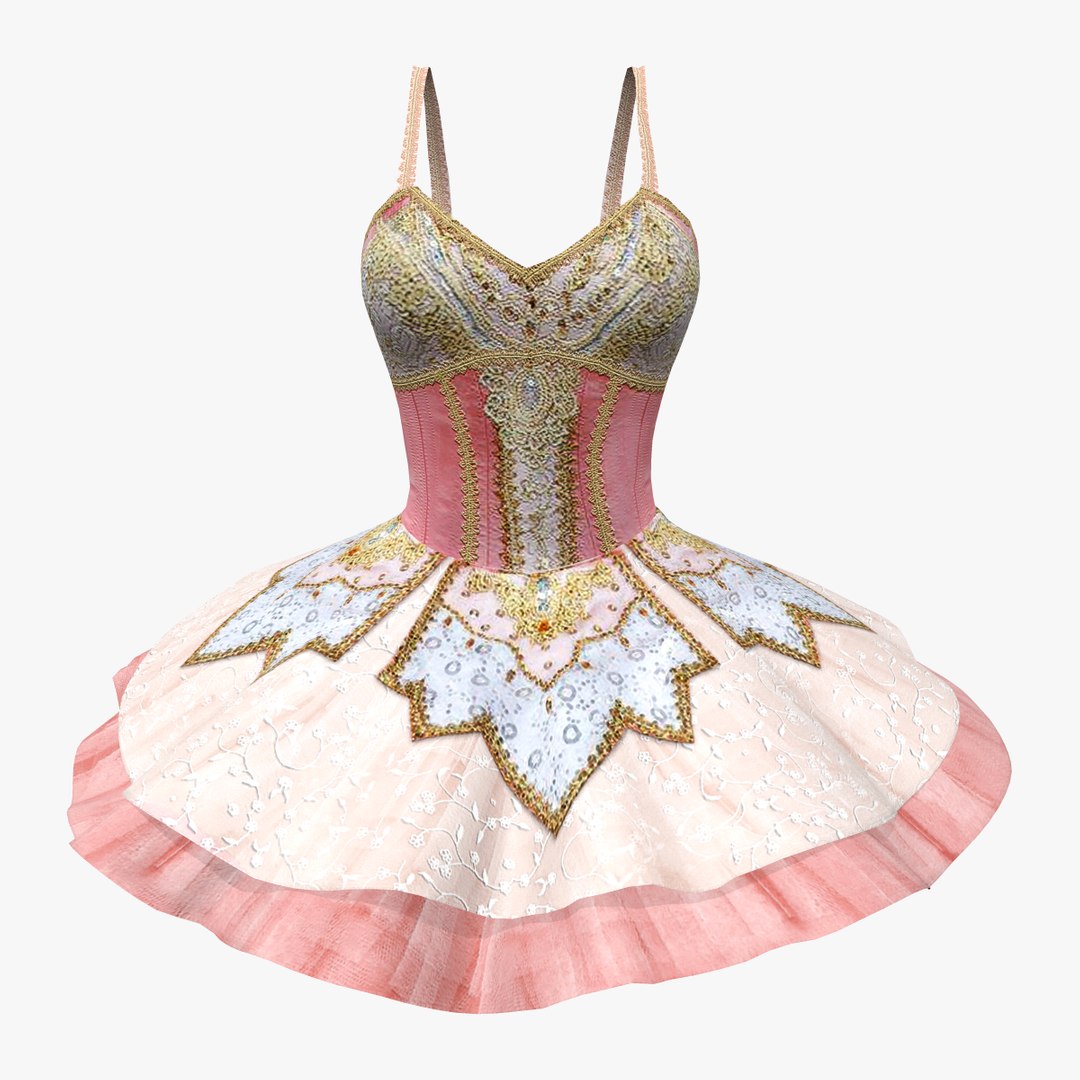 3D Ballerina Costume model - TurboSquid 1928763