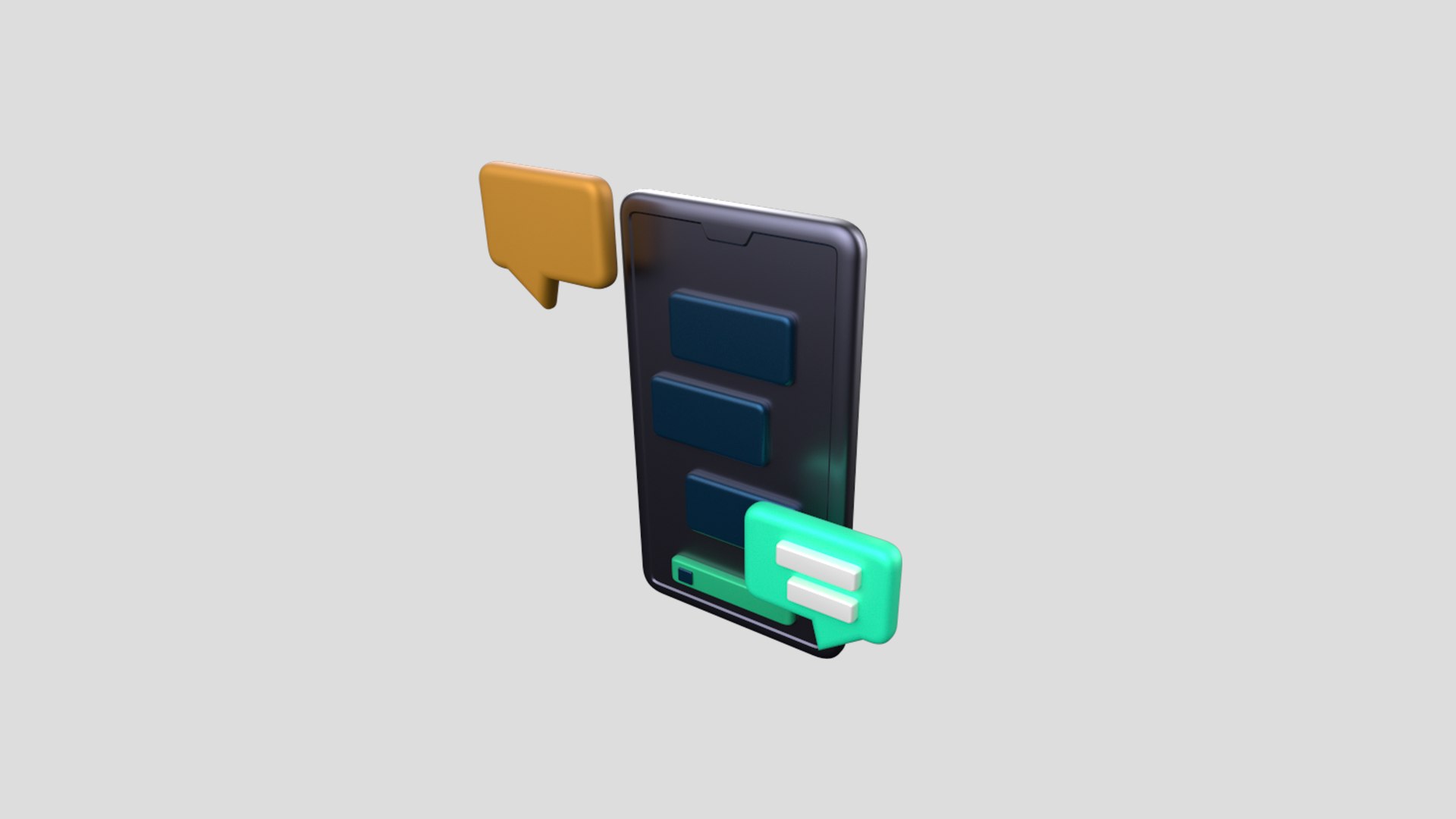 3D Checklist Low-poly Mobile 3D Icon Model - TurboSquid 1920858