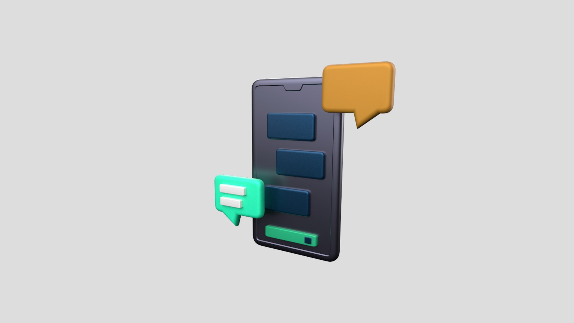 3D Checklist Low-poly Mobile 3D Icon Model - TurboSquid 1920858