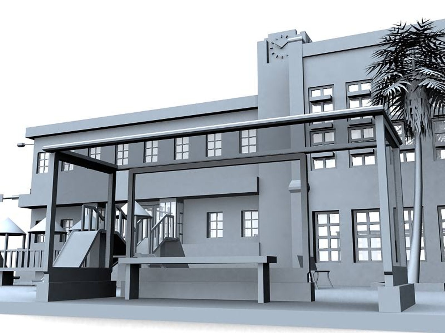 3d School Play Model