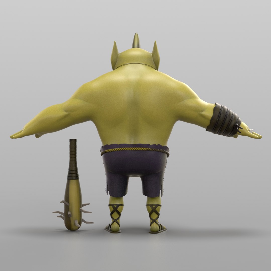 Cartoon cyclops model - TurboSquid 1343798