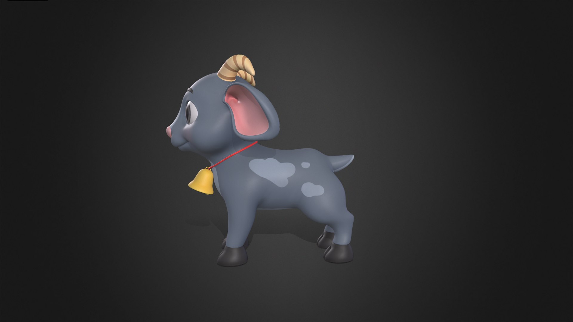 Asset - Cartoons - Animal - Goatling Rigged 3D Model - TurboSquid 2171900