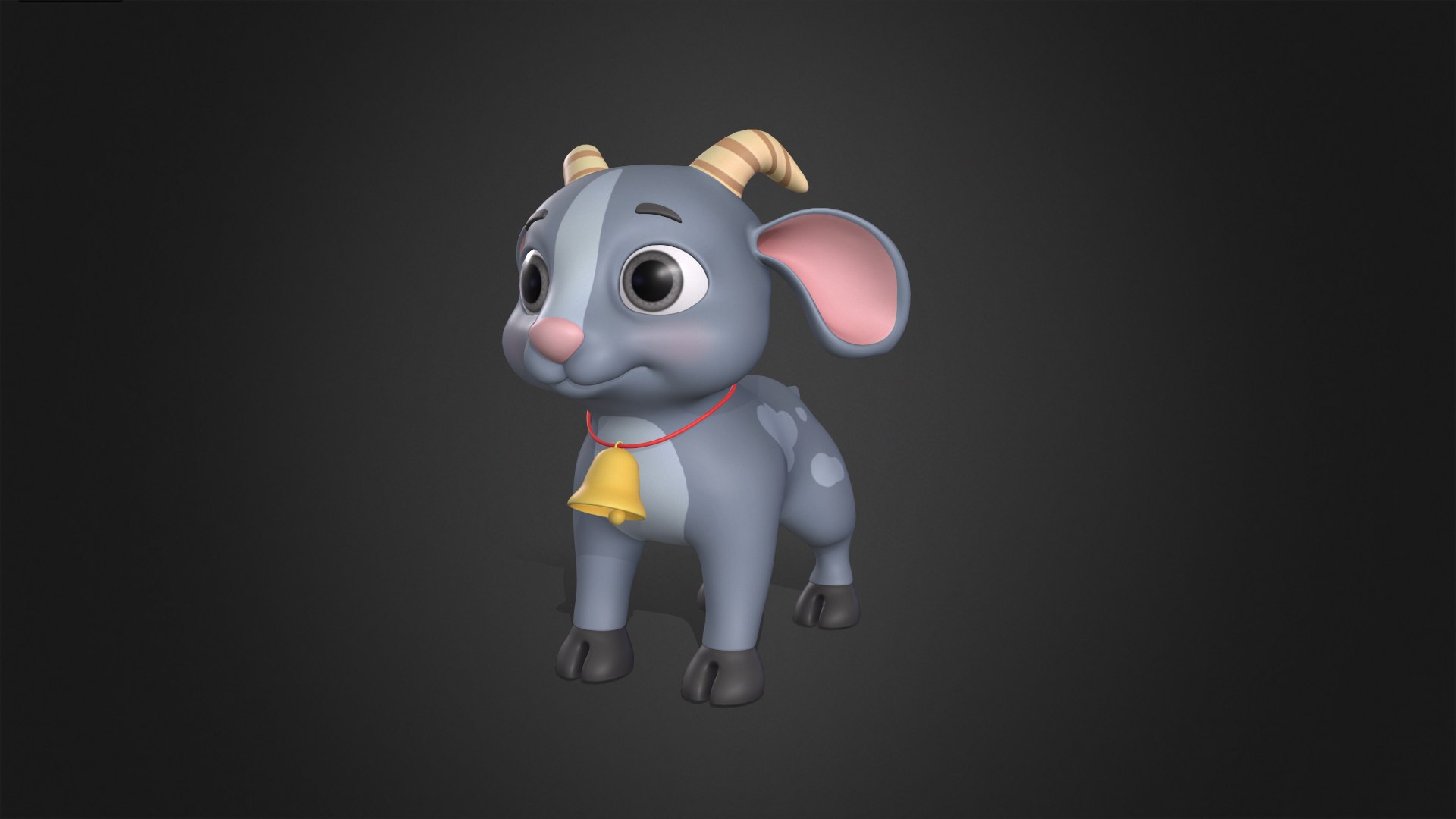 Asset - Cartoons - Animal - Goatling Rigged 3D Model - TurboSquid 2171900