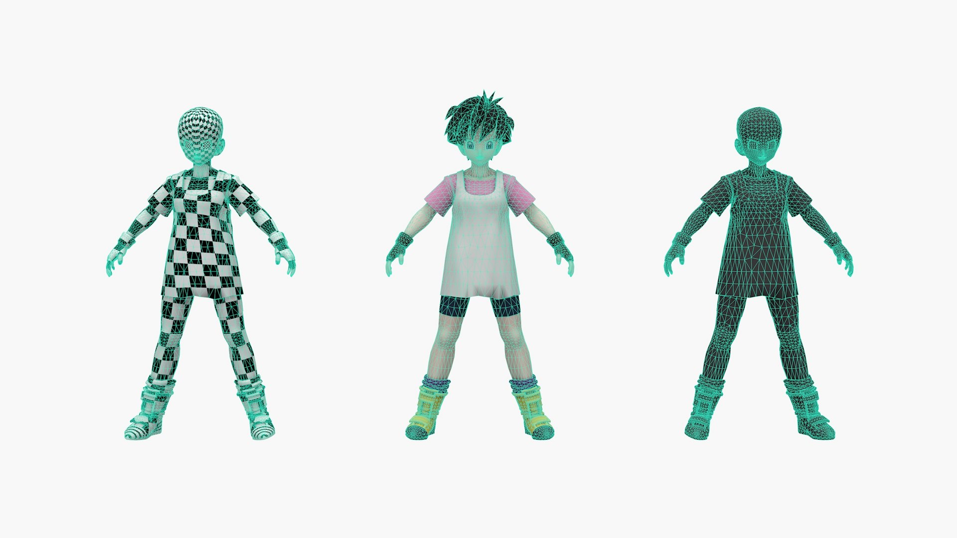 3D DBZ Character V17 - TurboSquid 2074104