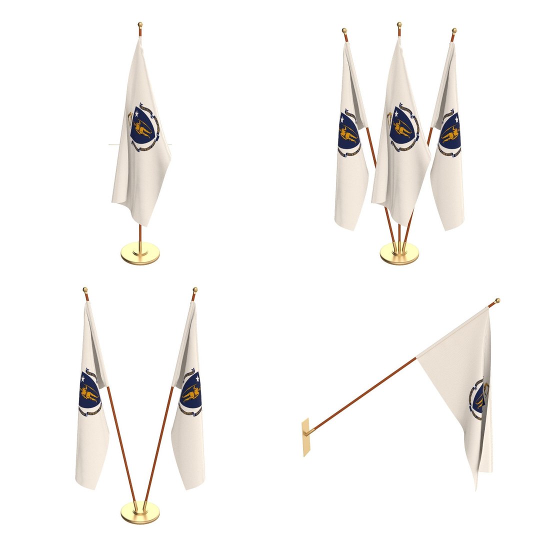 3D Model Flag Office Cycles - TurboSquid 1440451