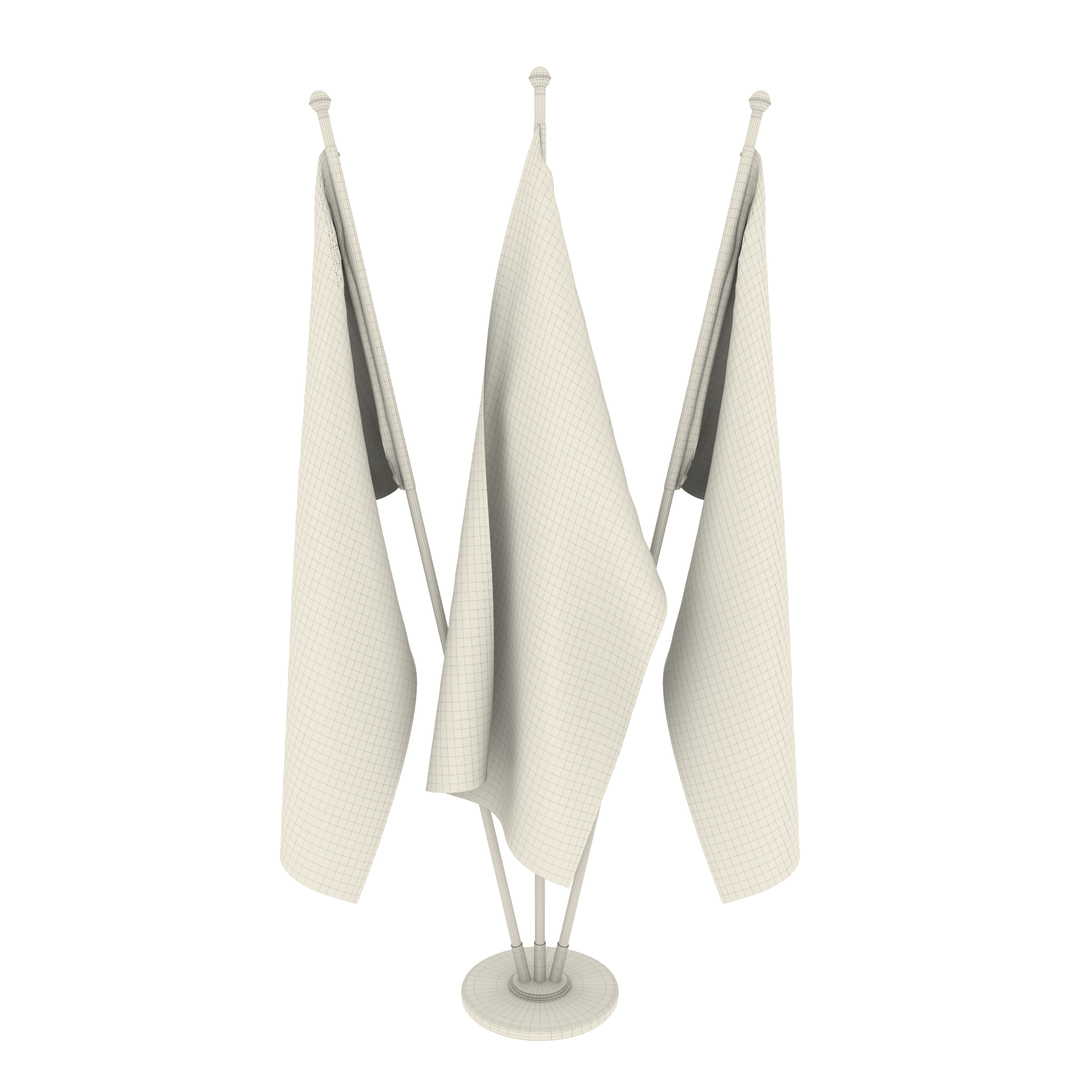 3D Model Flag Office Cycles - TurboSquid 1440451