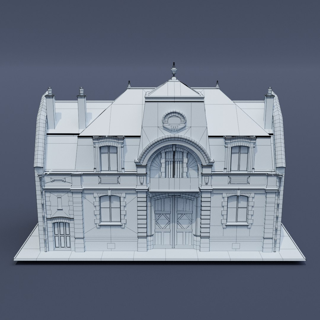 3D Victorian House Model - TurboSquid 1609931