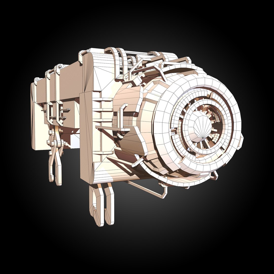 Electric Engine 3D Model - TurboSquid 1546217