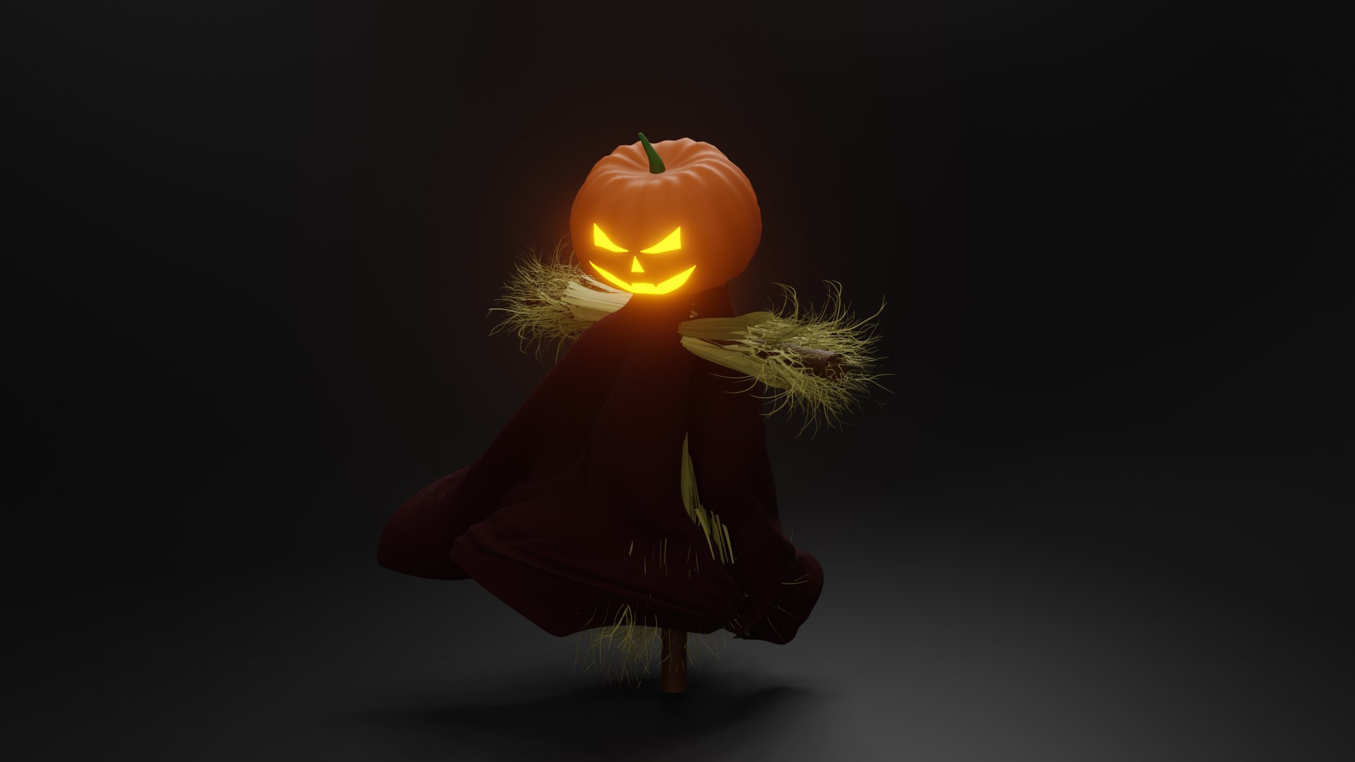 3D Halloween ScareCrow 3D Model - TurboSquid 2147368