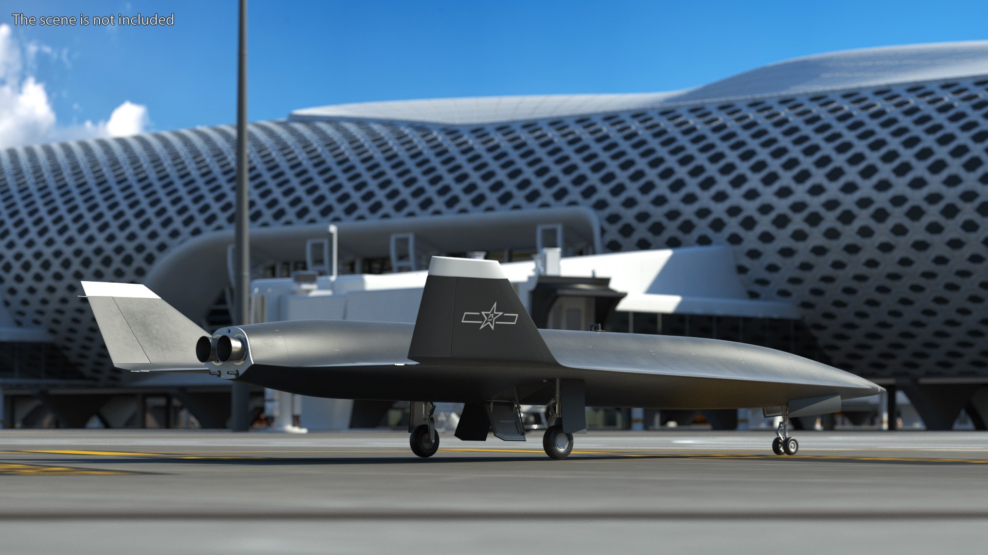 3D China WZ 8 Hypersonic Surveillance Drone - TurboSquid 1980836
