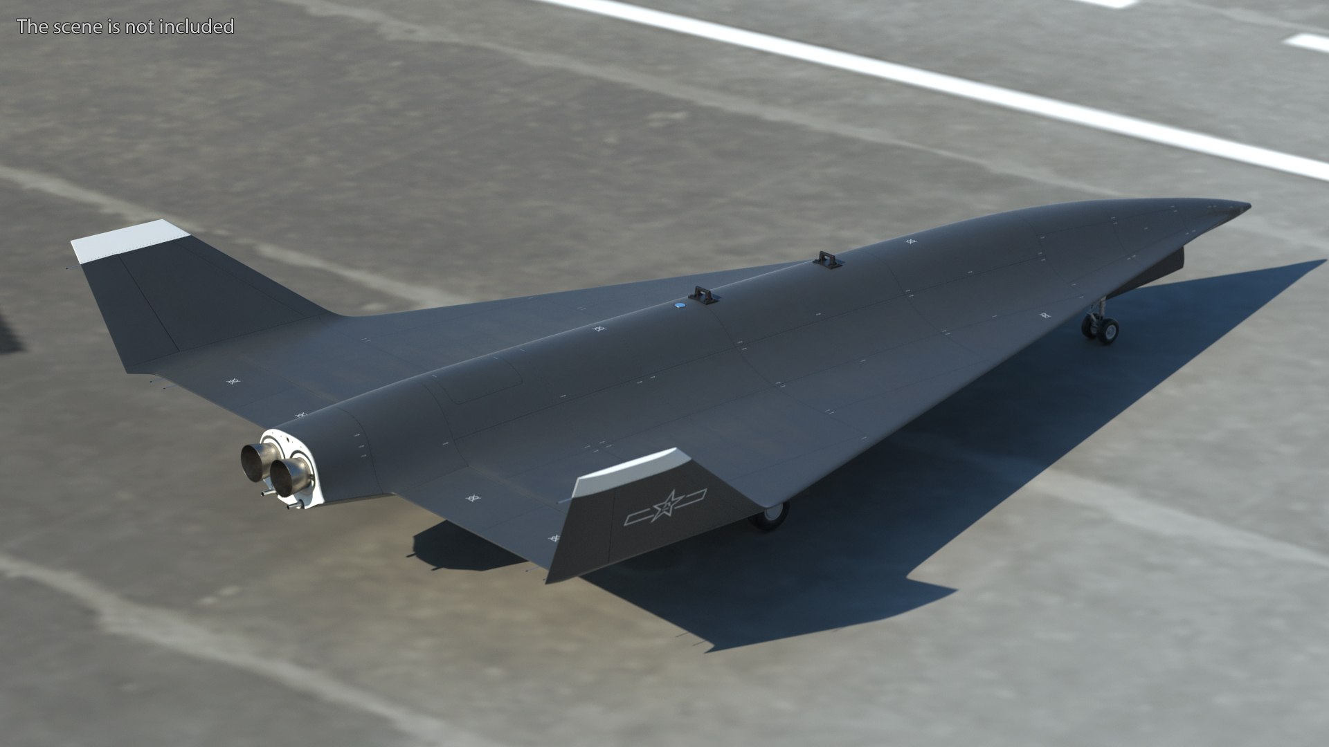 3D China WZ 8 Hypersonic Surveillance Drone - TurboSquid 1980836