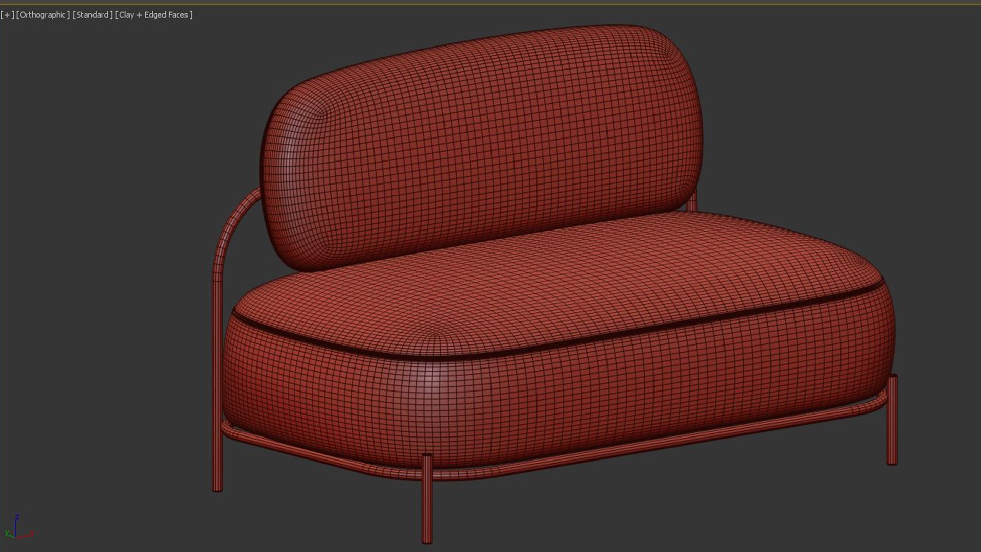SOFA POLLY YELLOW 3D Model - TurboSquid 1912831