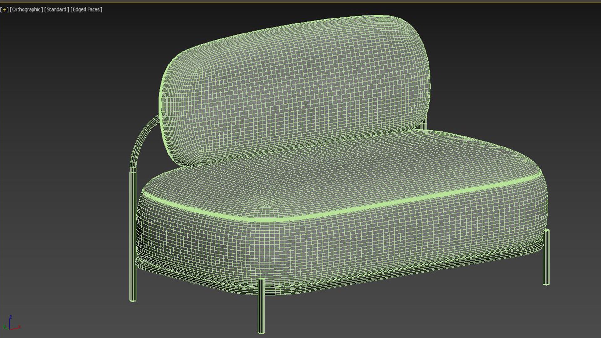 SOFA POLLY YELLOW 3D Model - TurboSquid 1912831