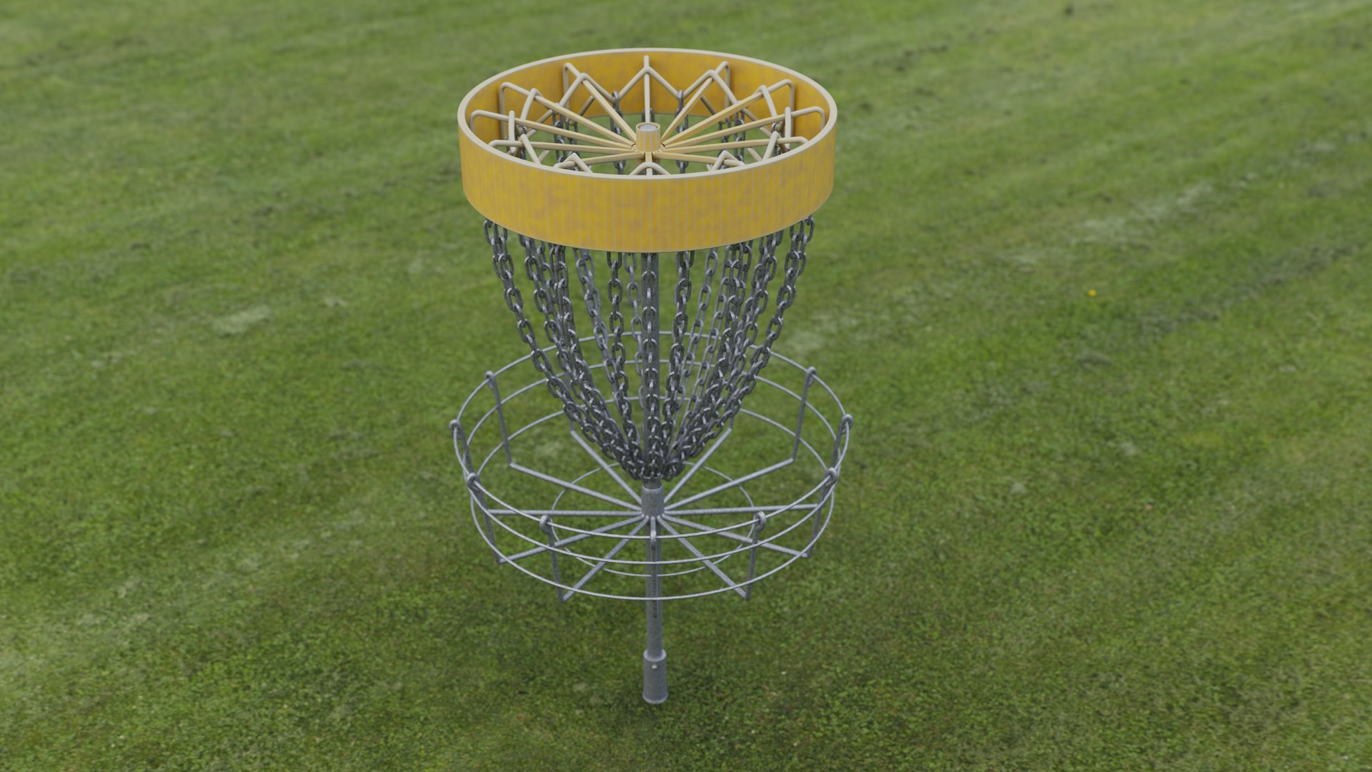 Discgolf basket 3D model - TurboSquid 1606588