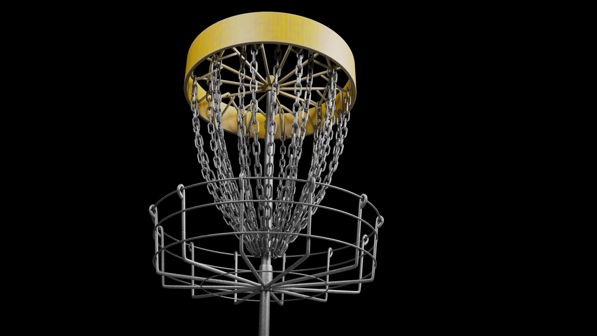 Discgolf basket 3D model - TurboSquid 1606588