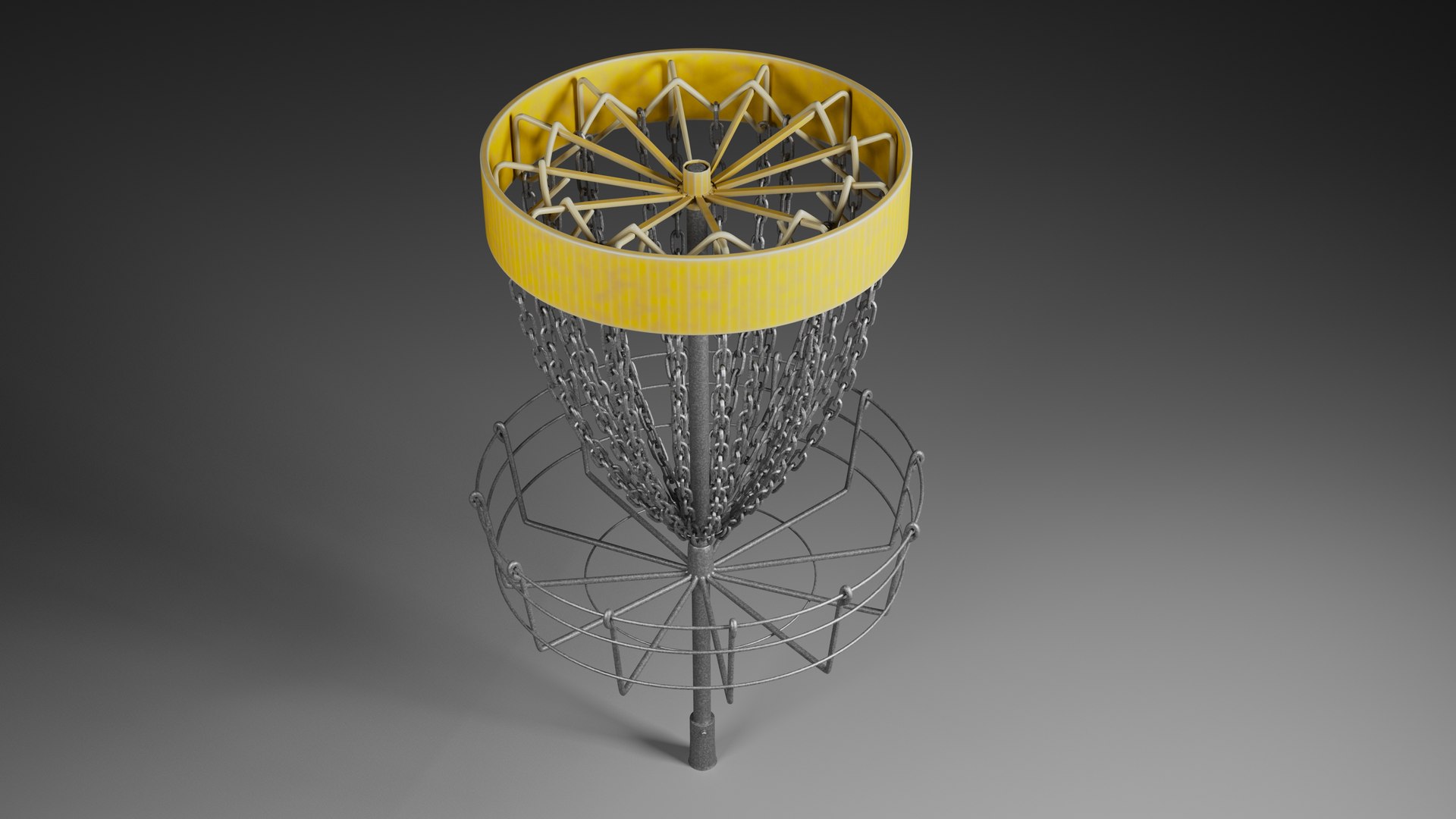 Discgolf basket 3D model - TurboSquid 1606588