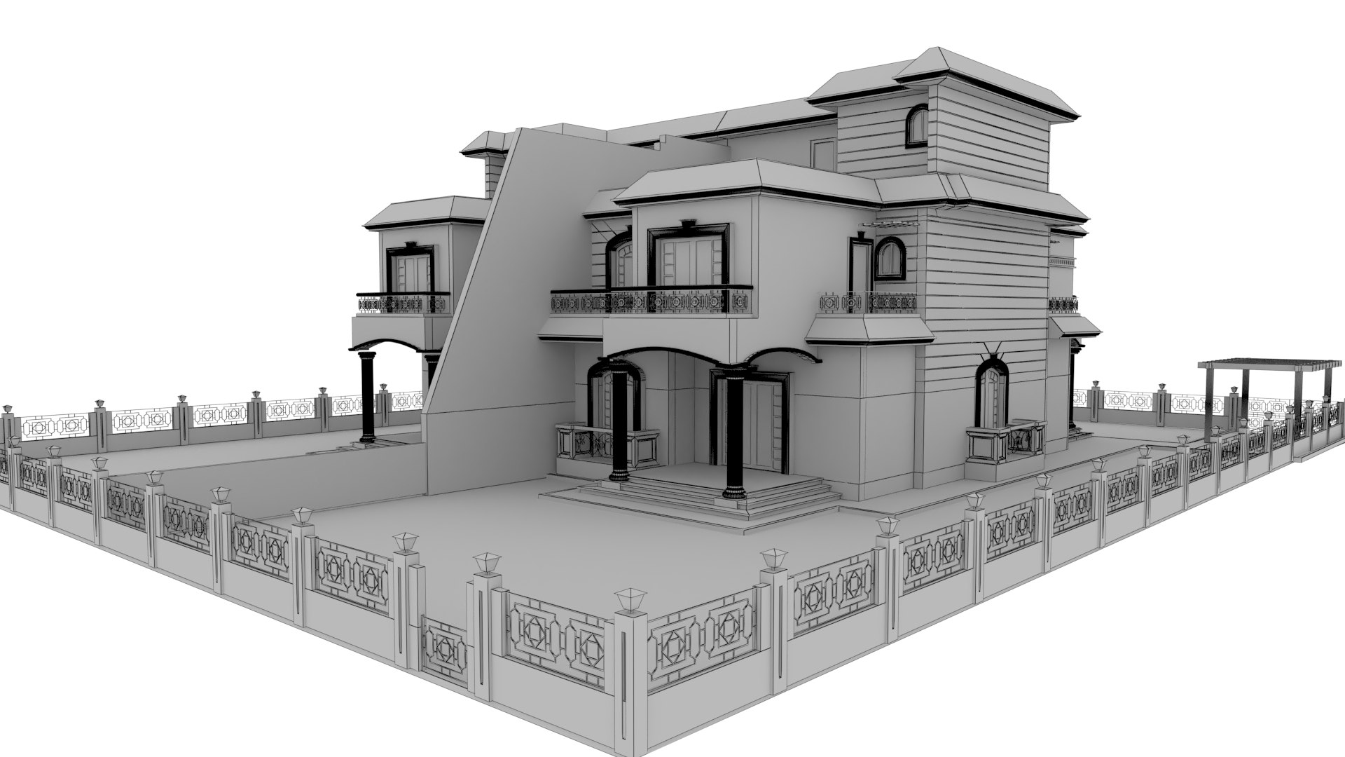 3D Neighbourhood - TurboSquid 2132961