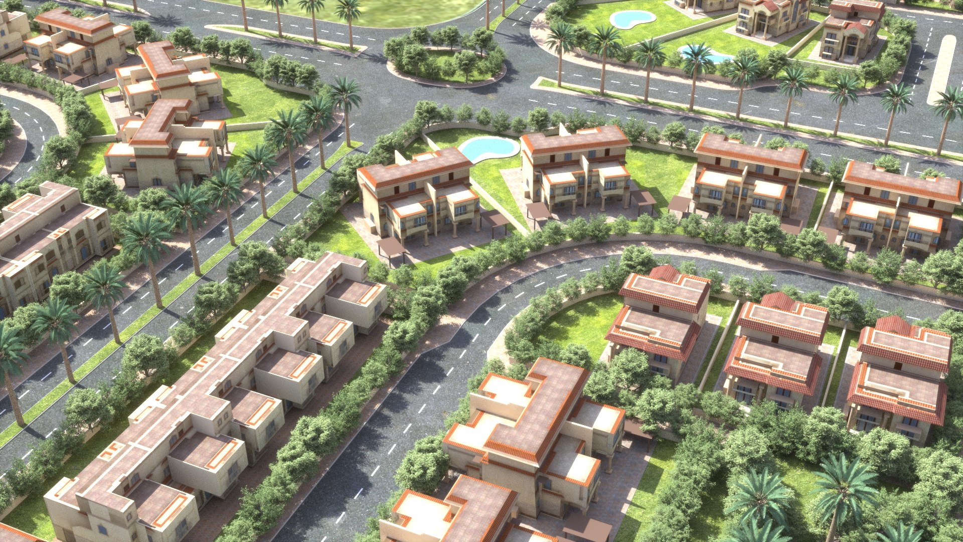 3D Neighbourhood - TurboSquid 2132961