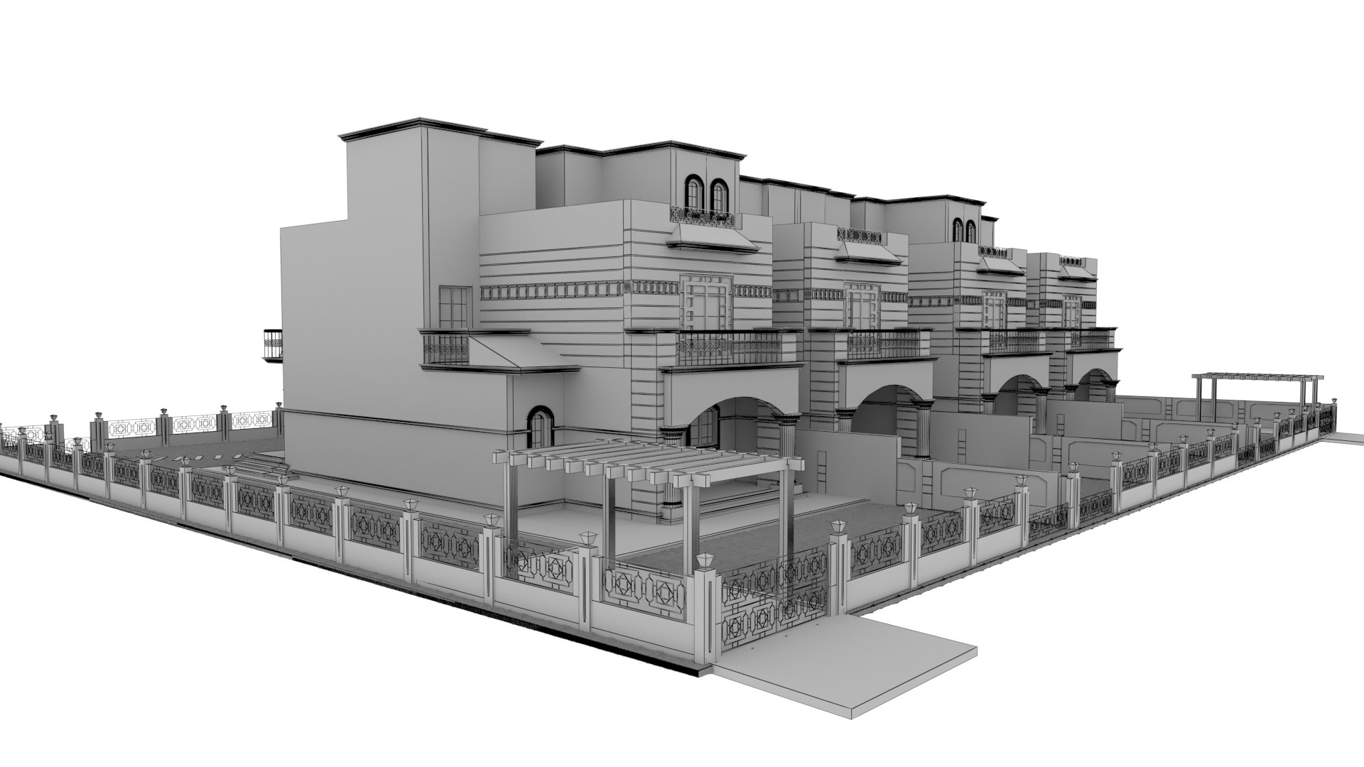 3D Neighbourhood - TurboSquid 2132961