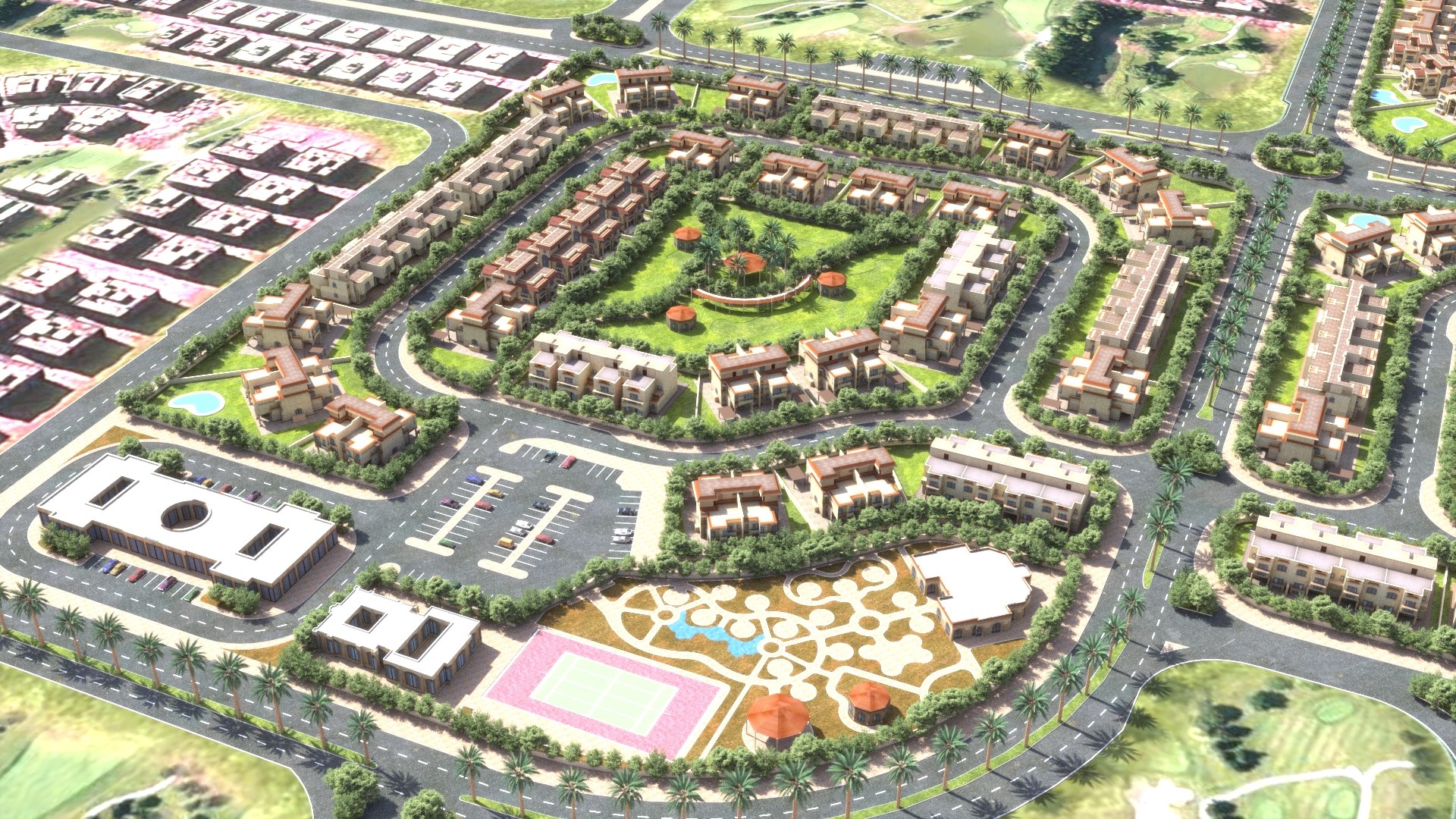 3D Neighbourhood - TurboSquid 2132961