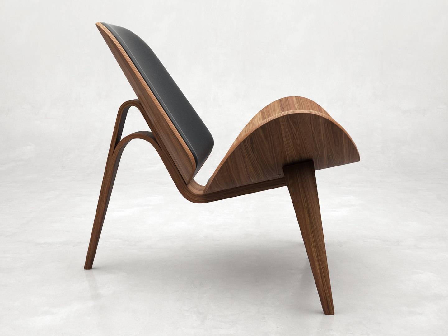 3D Ch07 Shell Chair Model - TurboSquid 1162885