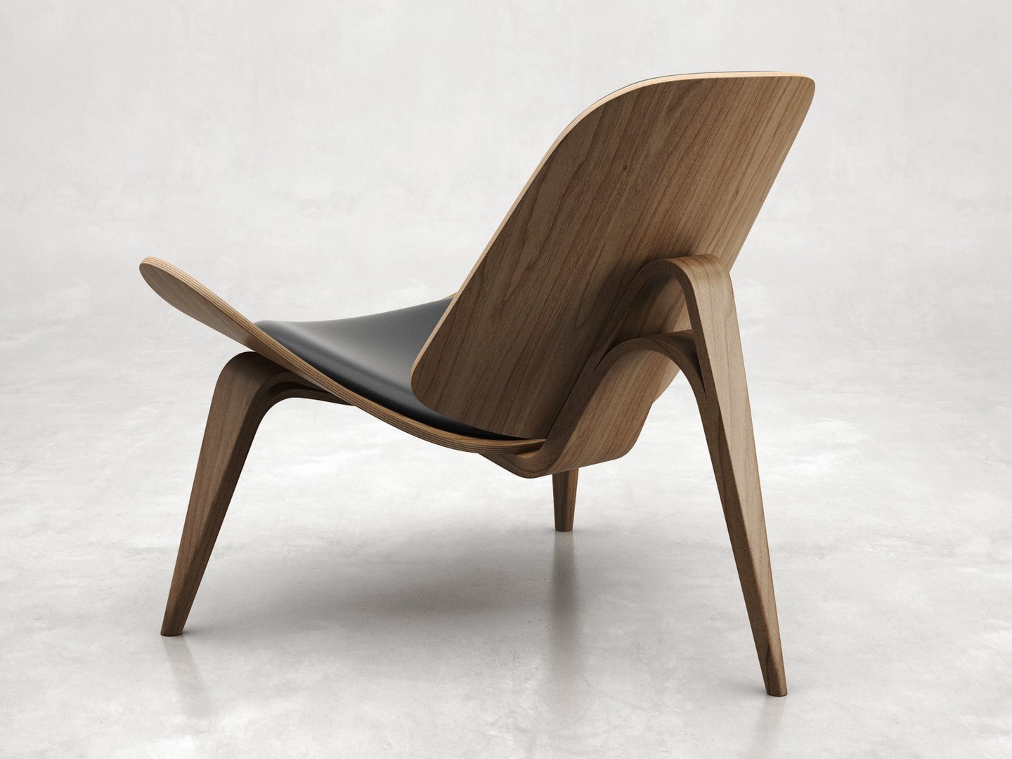 3D Ch07 Shell Chair Model - TurboSquid 1162885