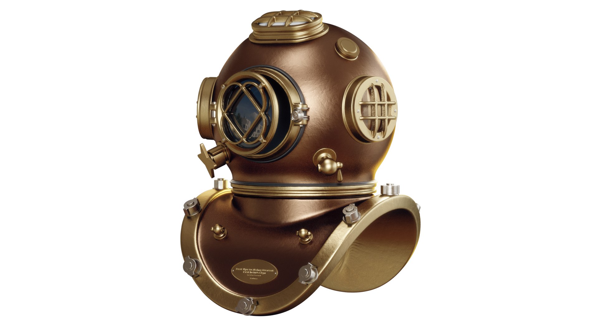 Diver Helmet Dive 3D - TurboSquid 1684152