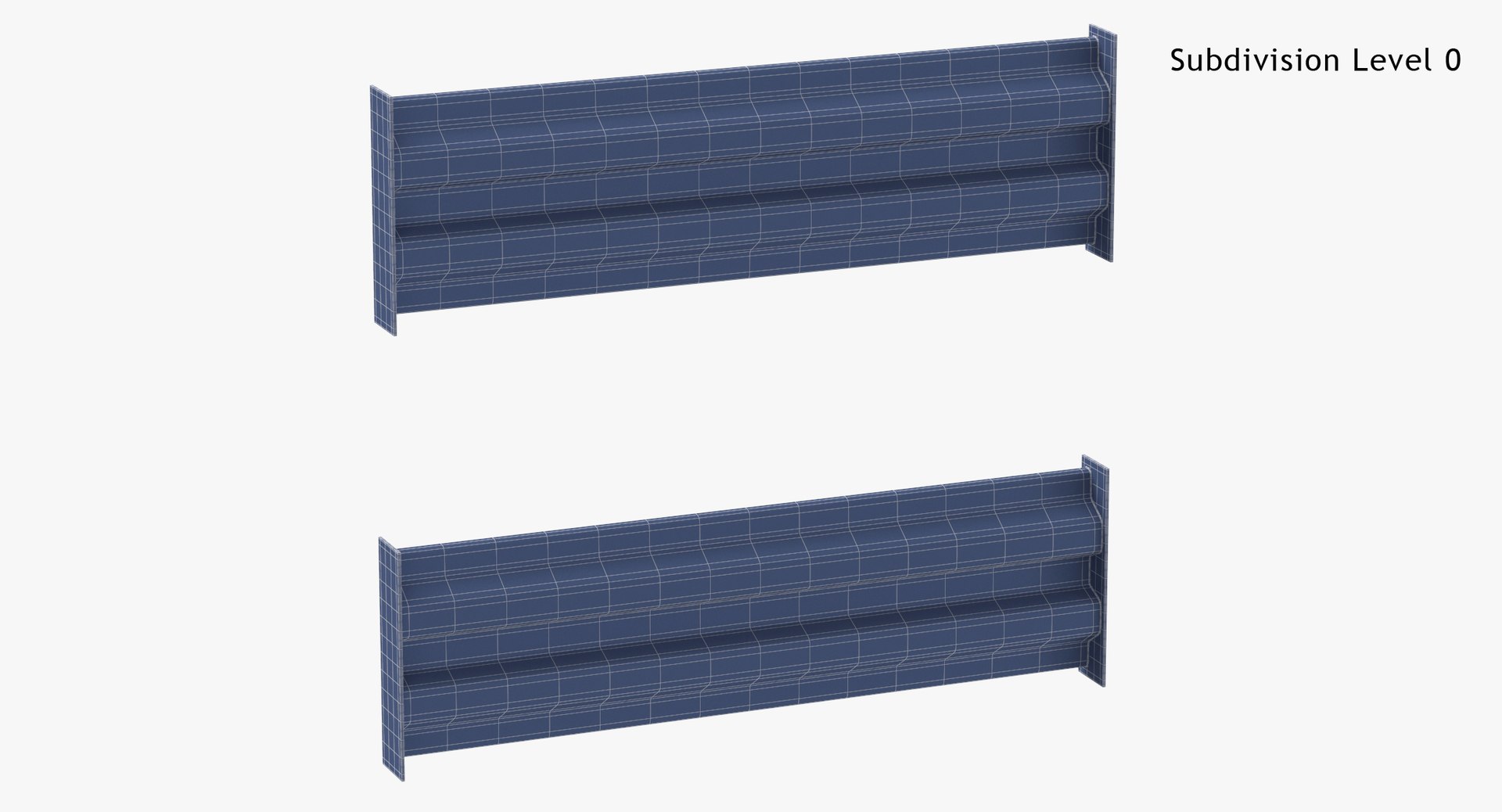 Barrier 01 Short Clean 3D model - TurboSquid 1874320