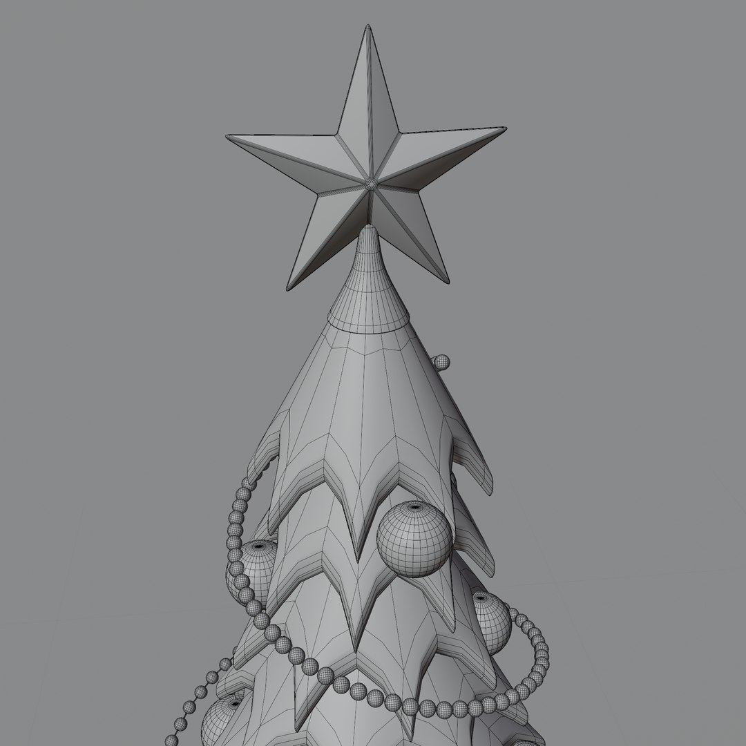 Christmas Tree Cartoon 3D Model - TurboSquid 1663704