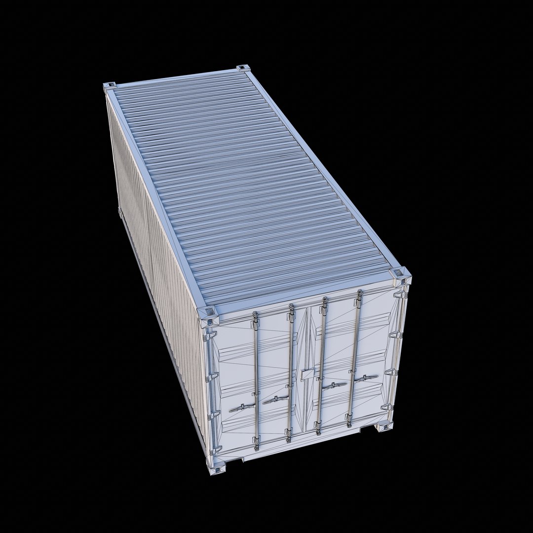 Shipping Container 20ft 3D Model - TurboSquid 2081729