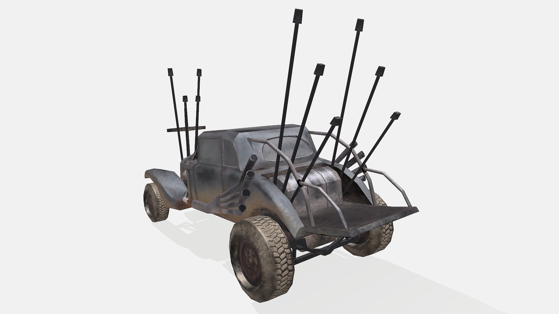 3D Mad Buggy Rat - TurboSquid 1431831