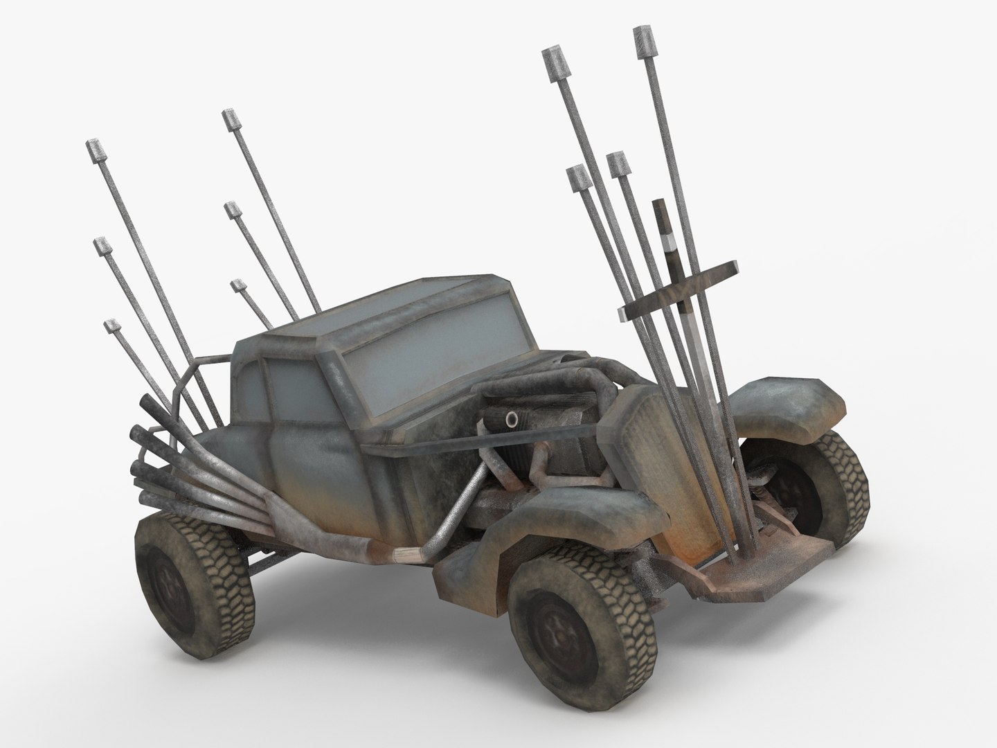 3D Mad Buggy Rat - TurboSquid 1431831
