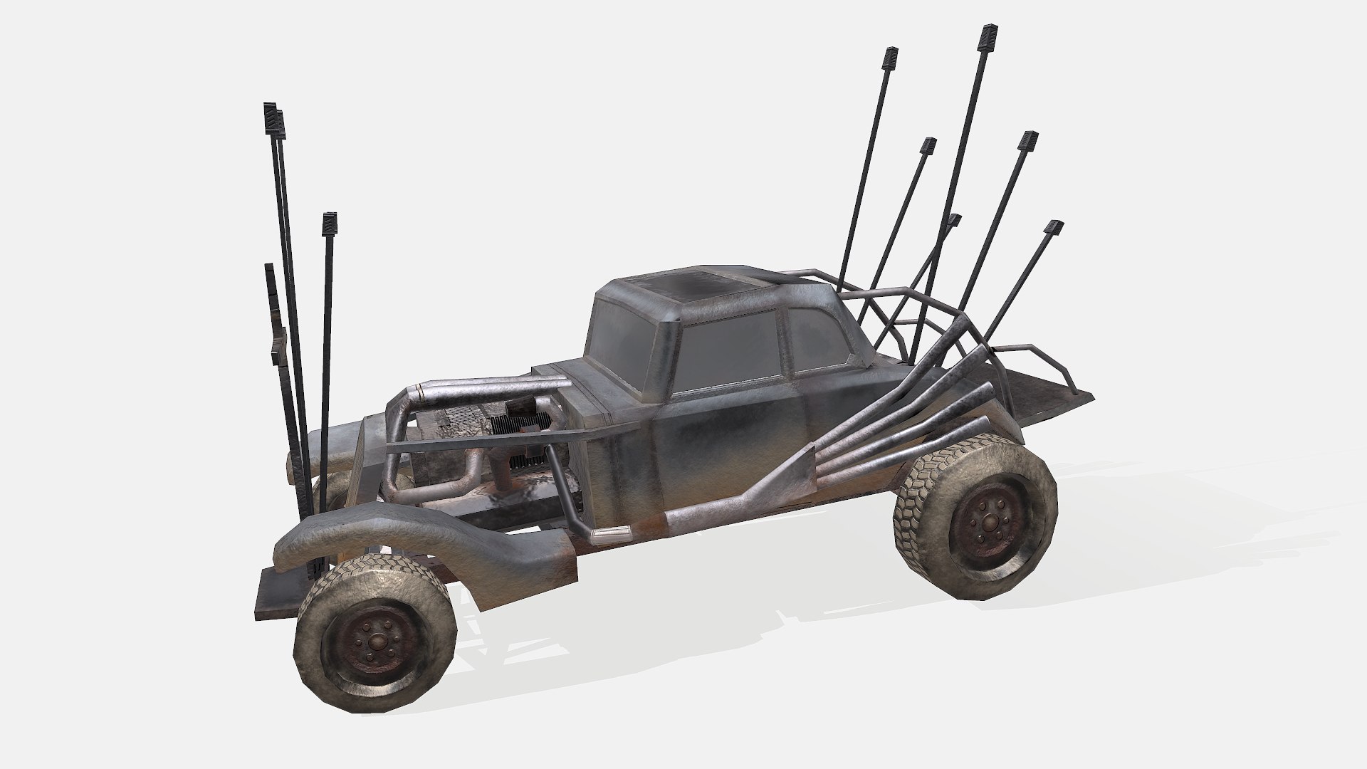 3D Mad Buggy Rat - TurboSquid 1431831
