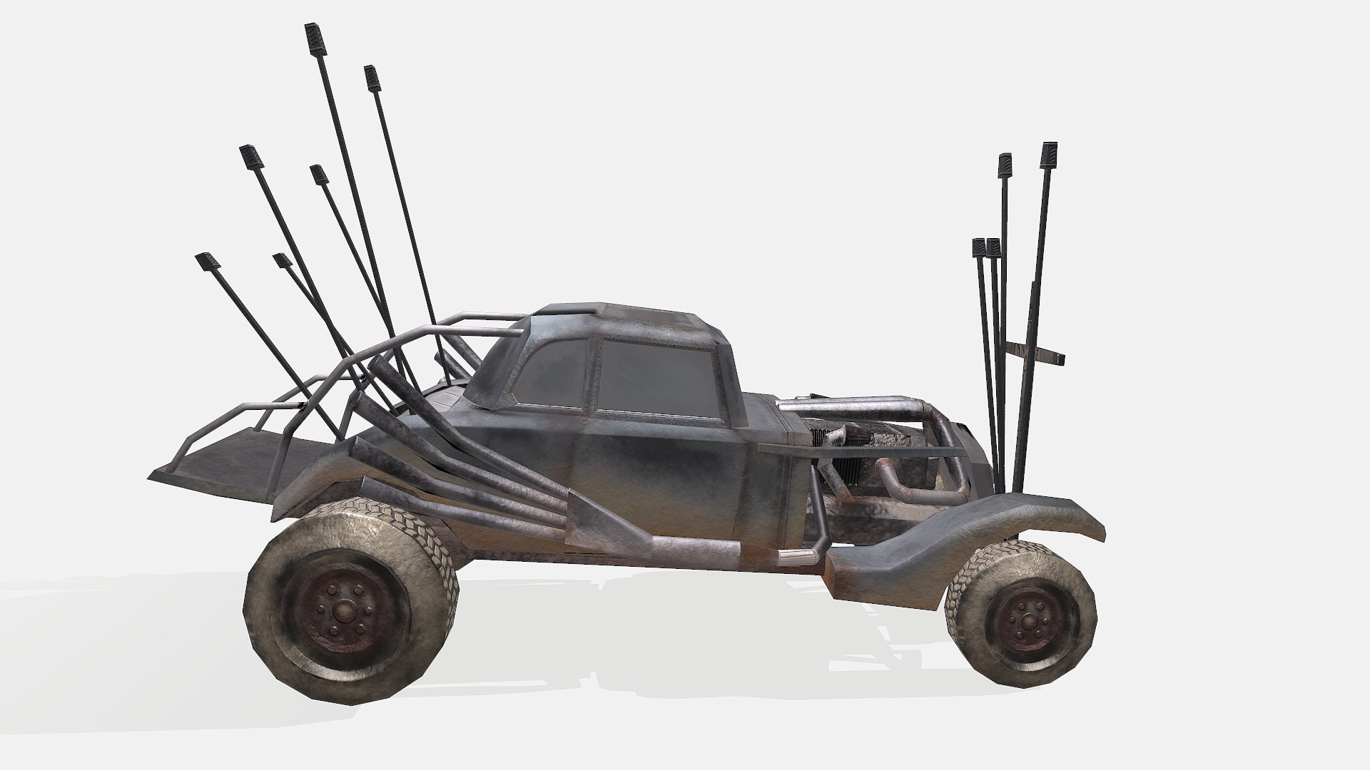 3D Mad Buggy Rat - TurboSquid 1431831