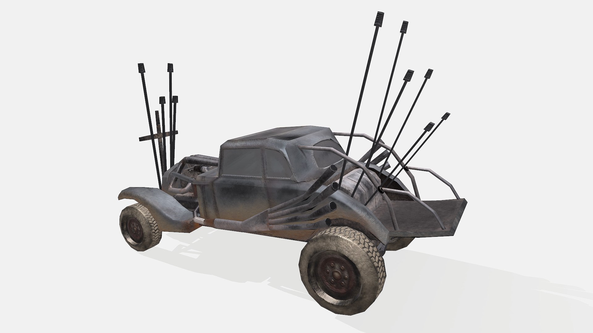 3D Mad Buggy Rat - TurboSquid 1431831