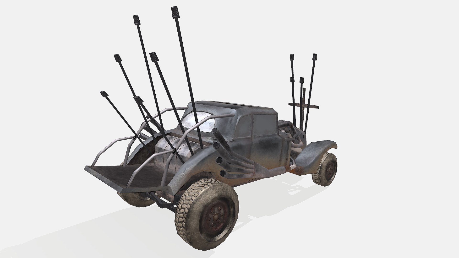 3D Mad Buggy Rat - TurboSquid 1431831