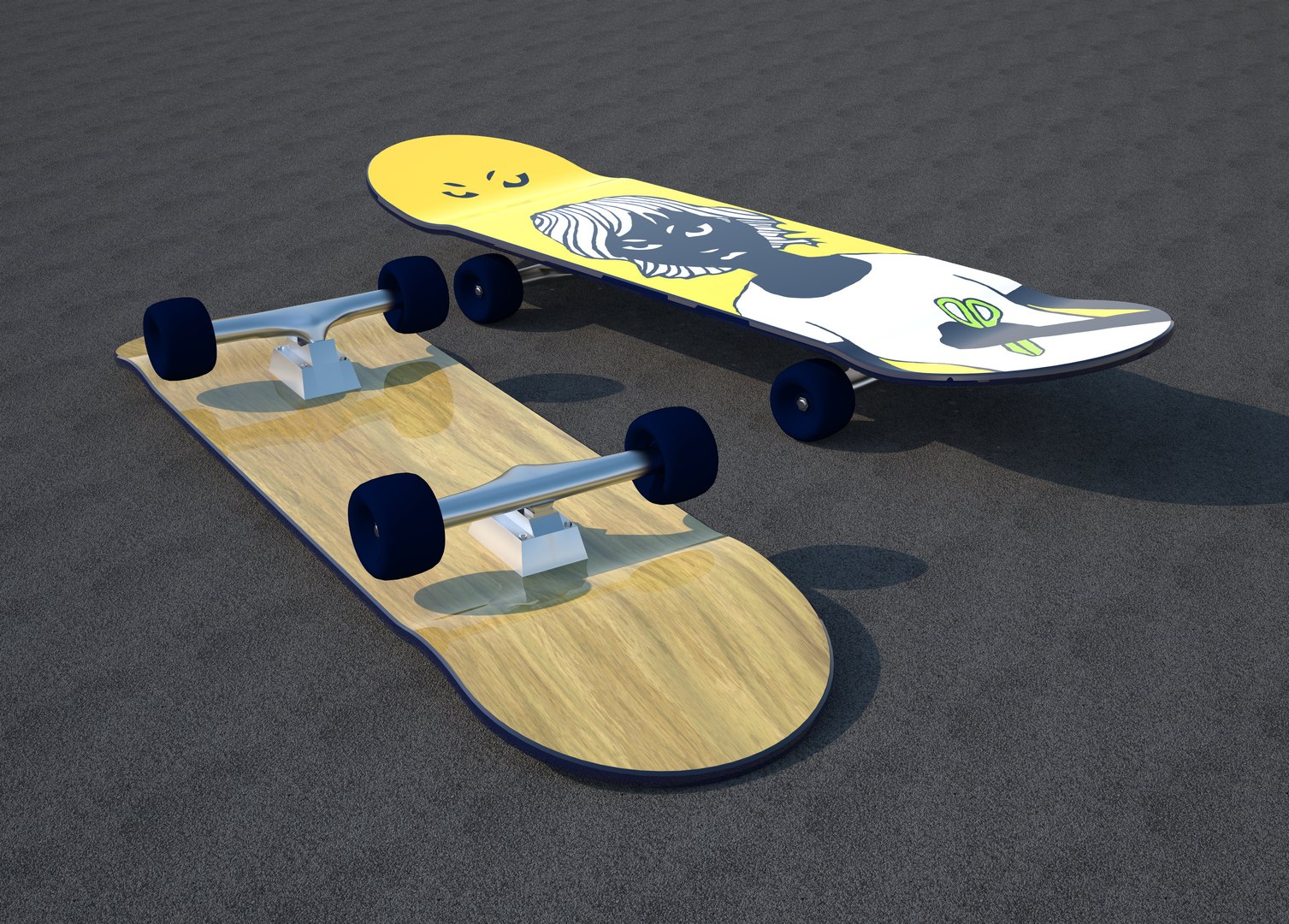 3D Skateboard Skate - TurboSquid 1546525