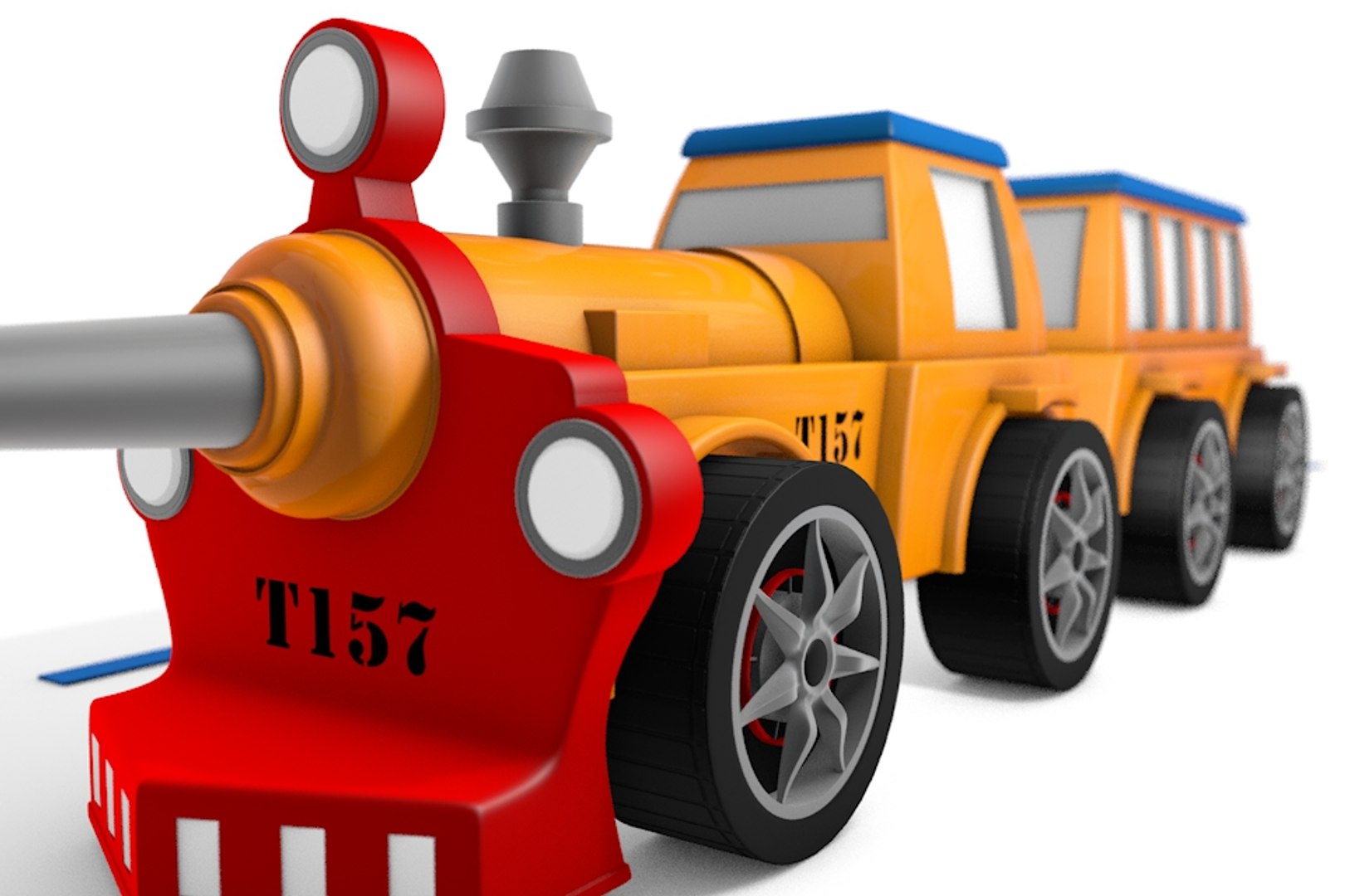 Toy train model - TurboSquid 1232202