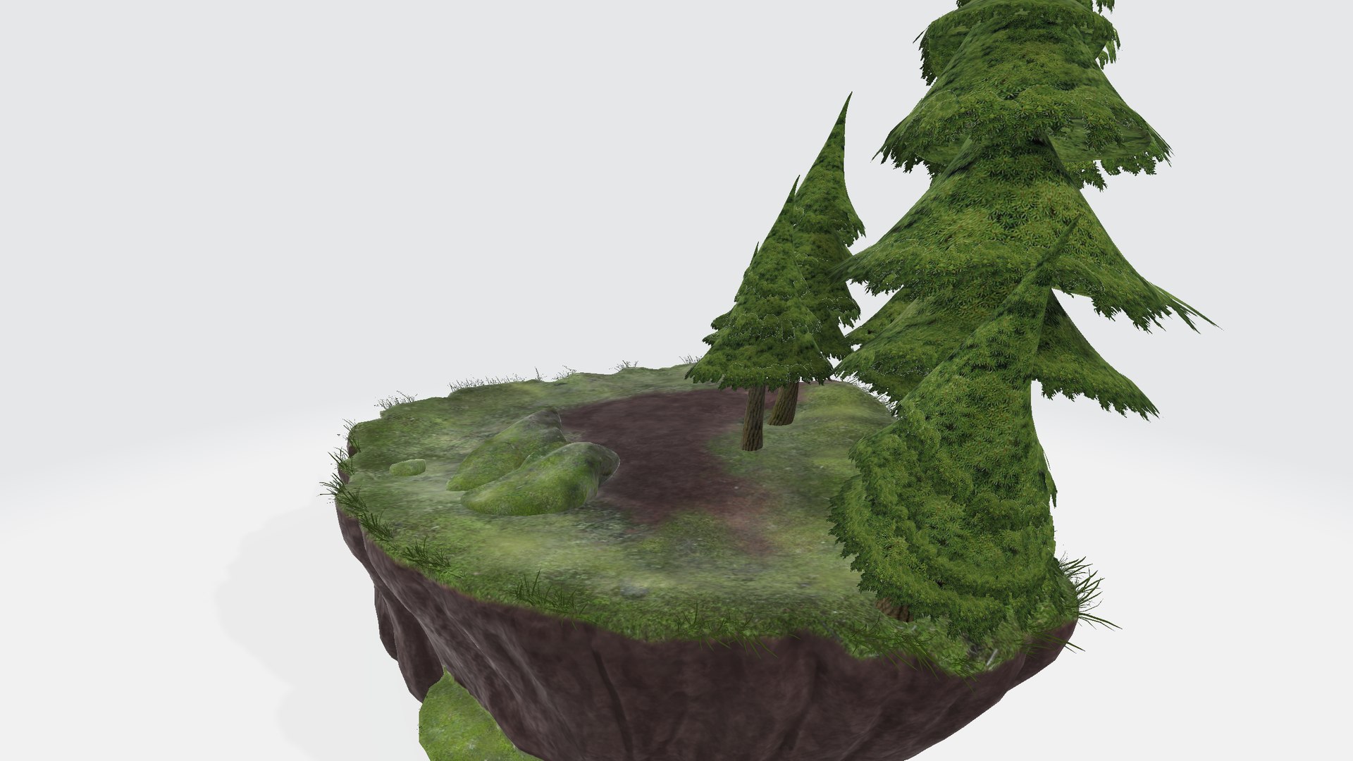 3D Evergreen Forest Diorama Model - TurboSquid 1493404