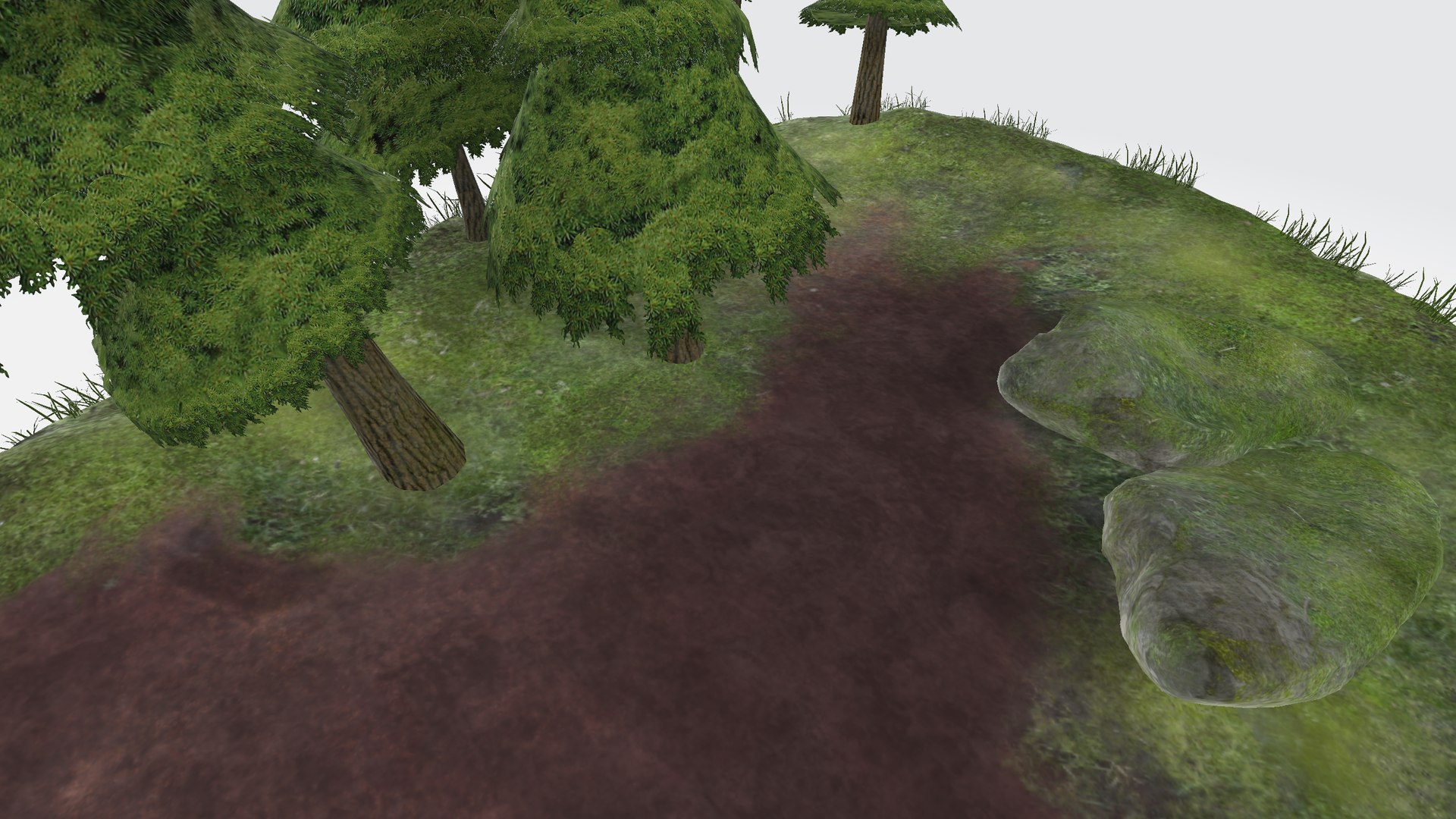 3D Evergreen Forest Diorama Model - TurboSquid 1493404