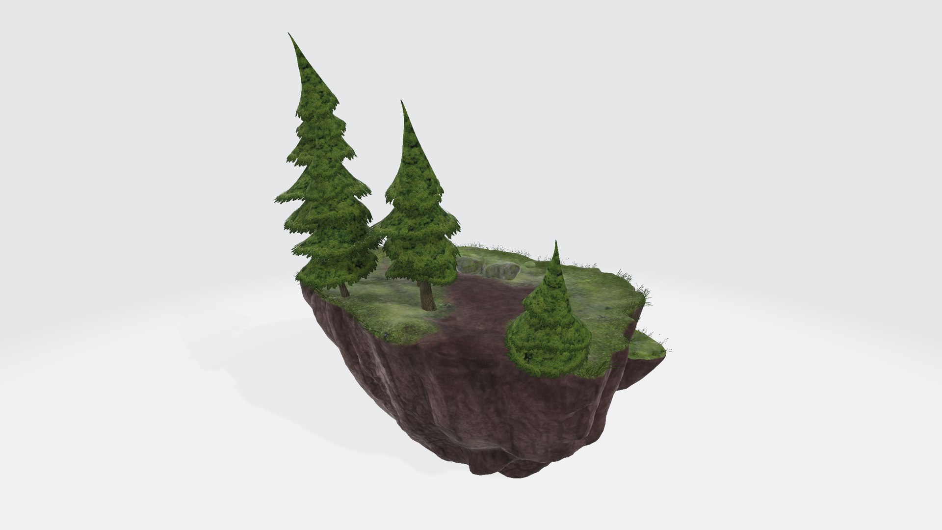 3D Evergreen Forest Diorama Model - TurboSquid 1493404