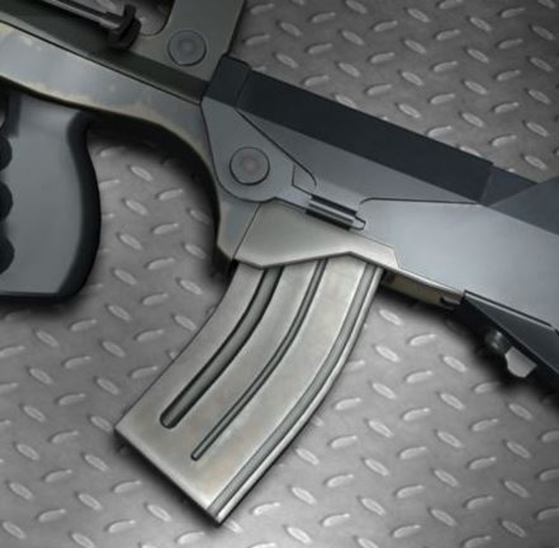 Famas Assault Rifle 3d Model