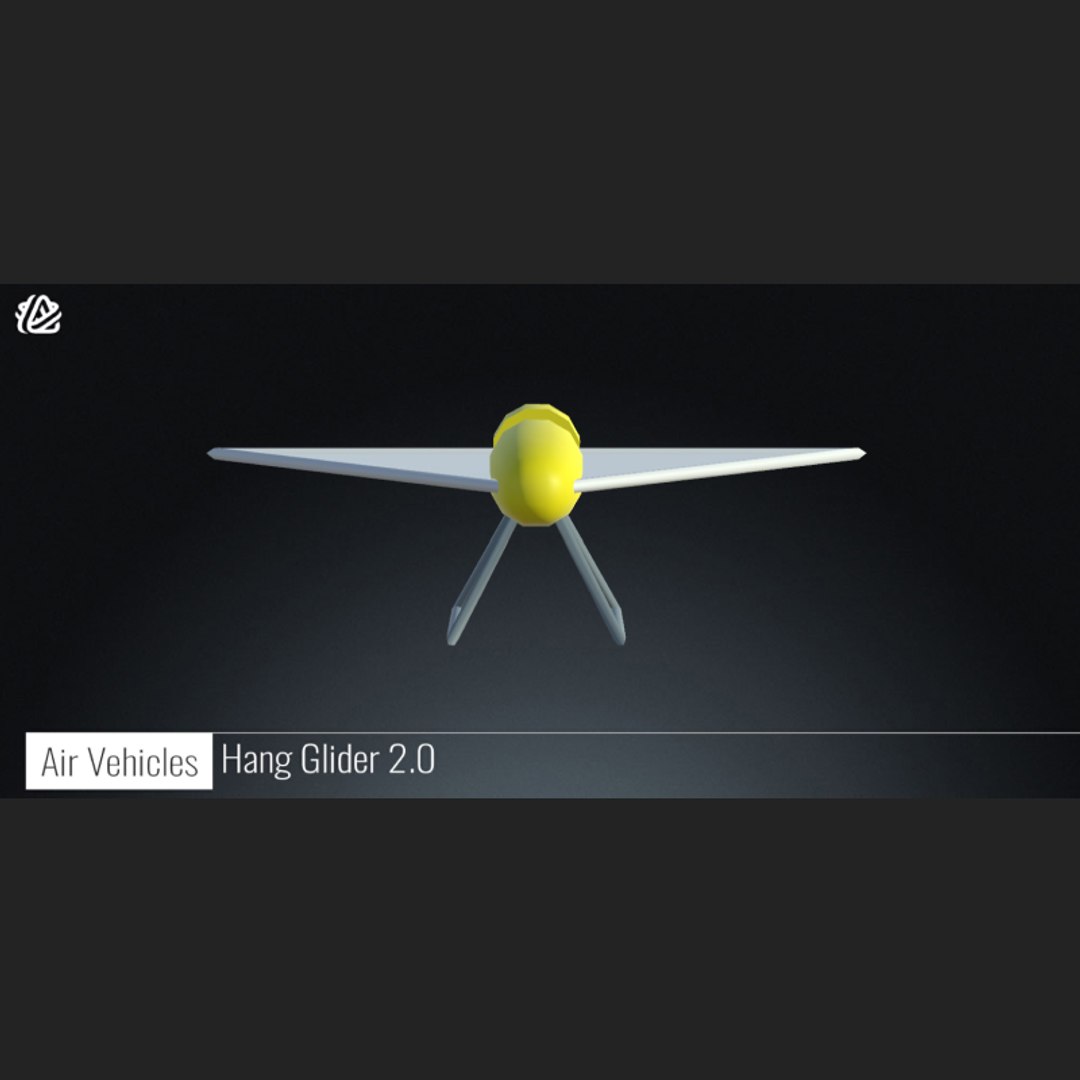 3D model Hang Glider v2 - 3D Air Vehicles - TurboSquid 1984471